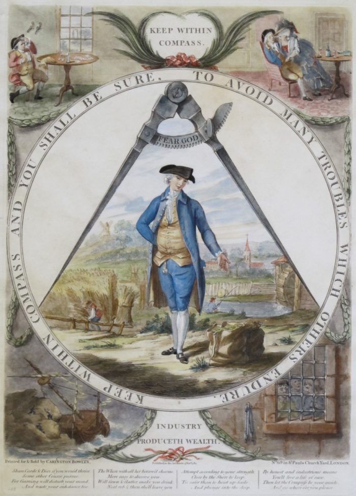 Keep within Compass and you shall be sure, to avoid many troubles which ...