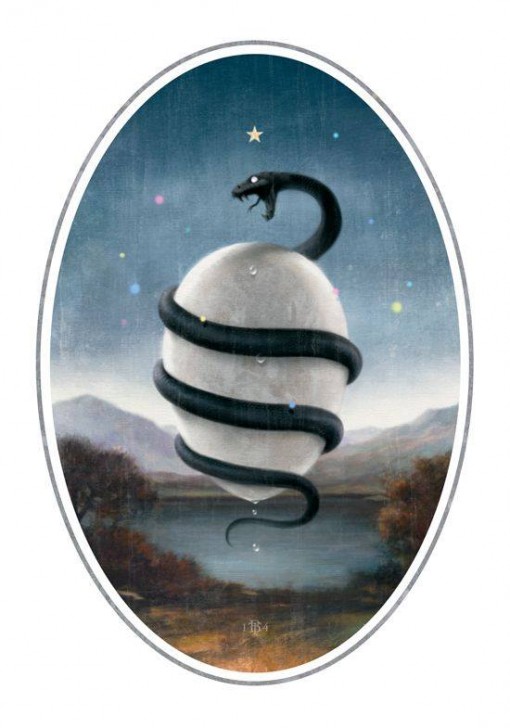 The Serpent entwined round an [Orphic] Egg referred to the creation of ...