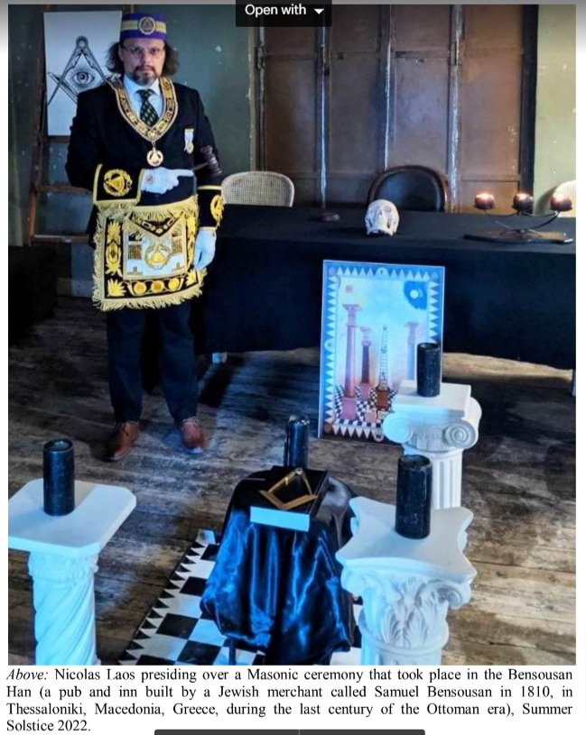 Nicolas Laos symbolic Masonry | Gnostic Warrior By Moe Bedard